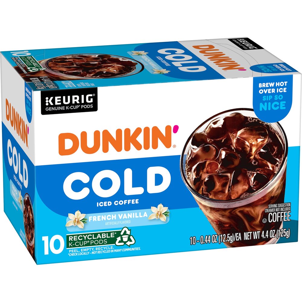 dunkin iced coffee vanilla