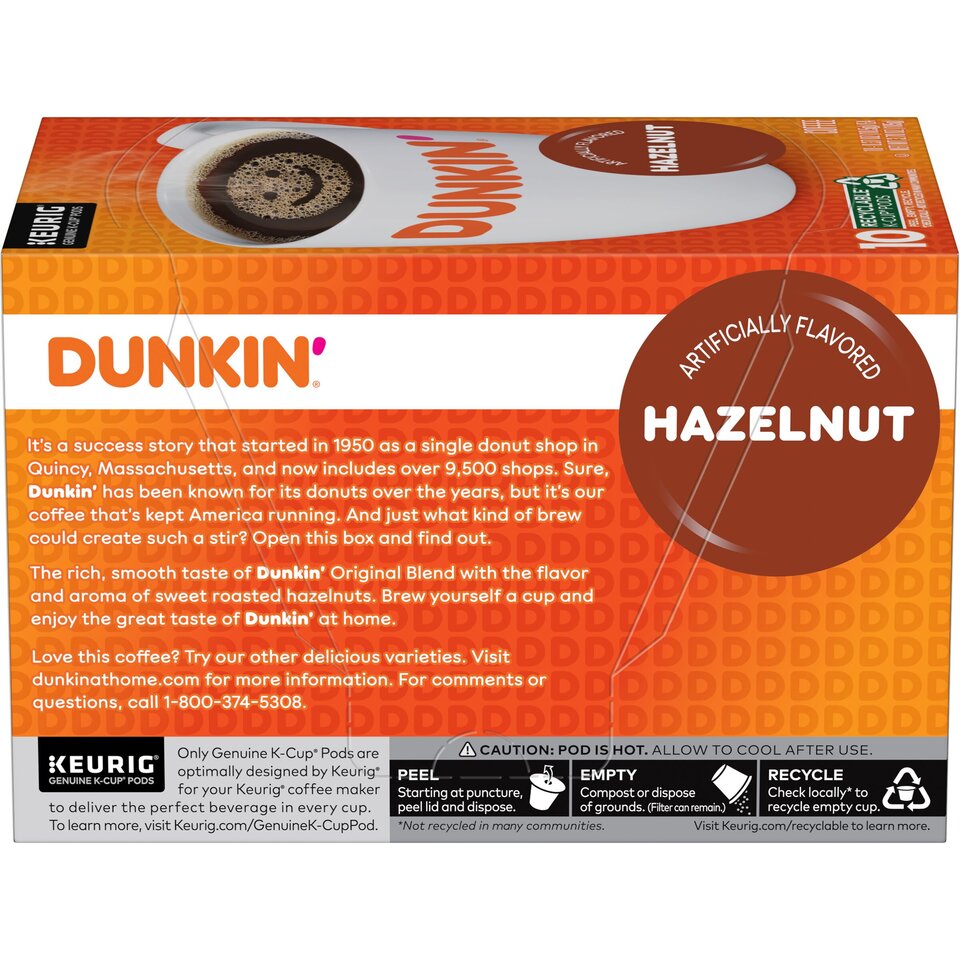 Hazelnut Artificially Flavored Coffee K-Cup® pods