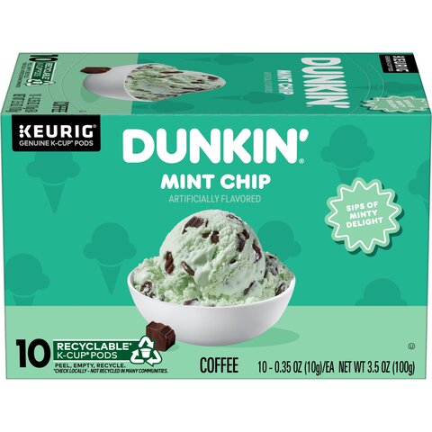 Mint Chip Artificially Flavored Coffee K-Cup® pods