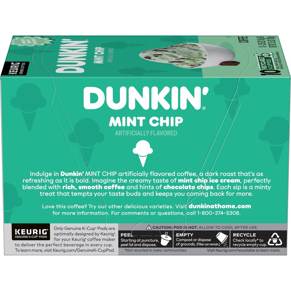 Mint Chip Artificially Flavored Coffee K-Cup® pods