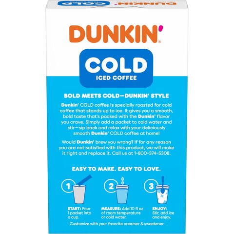 Dunkin' Cold Powdered Coffee Packs
